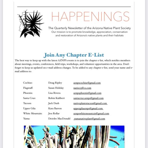 The Arizona Native Plant Society